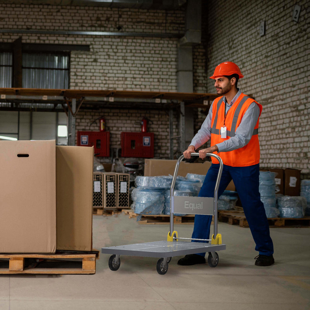 Warehouse Platform Trolley and Its Utilities for Material Handling – Equal